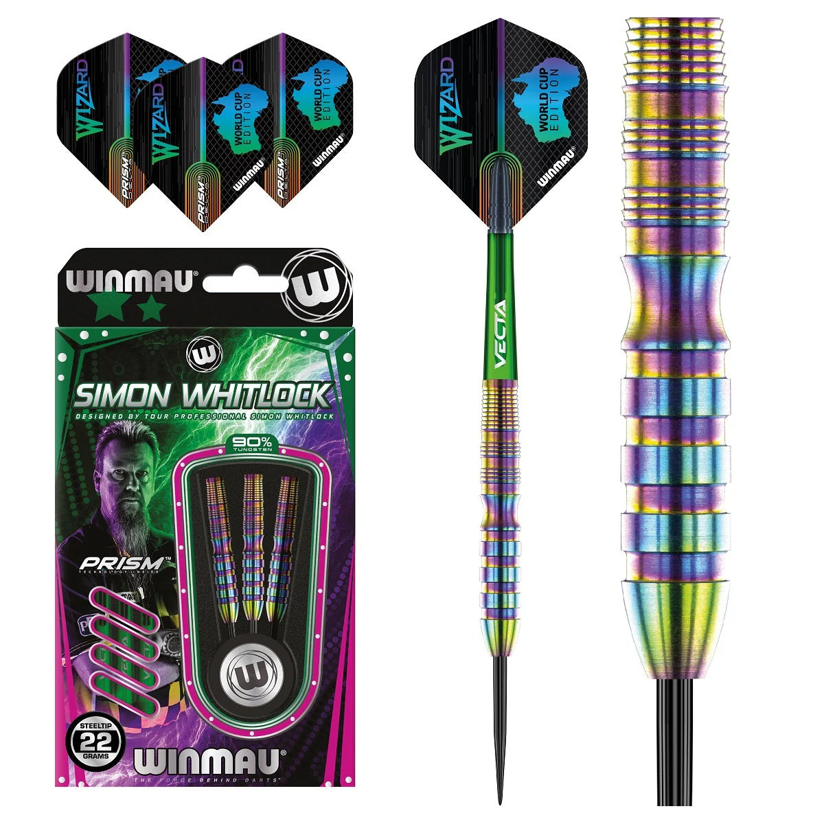 Simon Whitlock World Cup Edition 90% Tungsten Darts – Emrys Darts